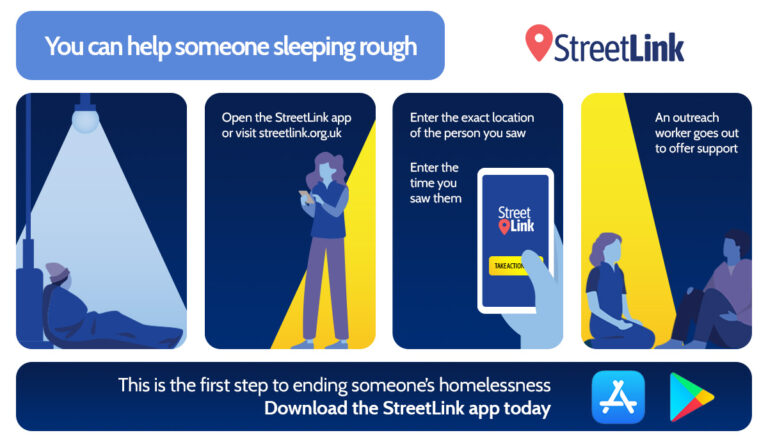 StreetLink - The Wallich - Download The Homeless App